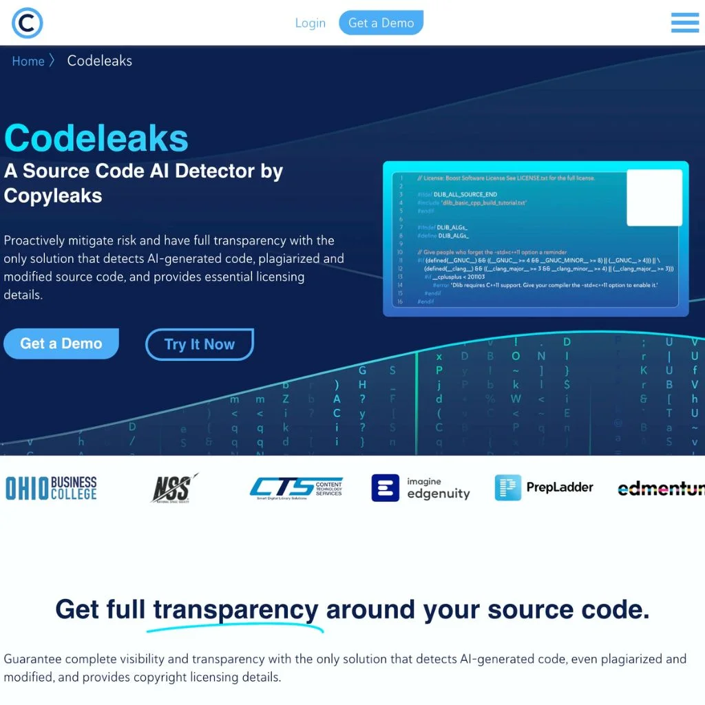 Copyleaks - Codeleaks | DetectorTools.ai