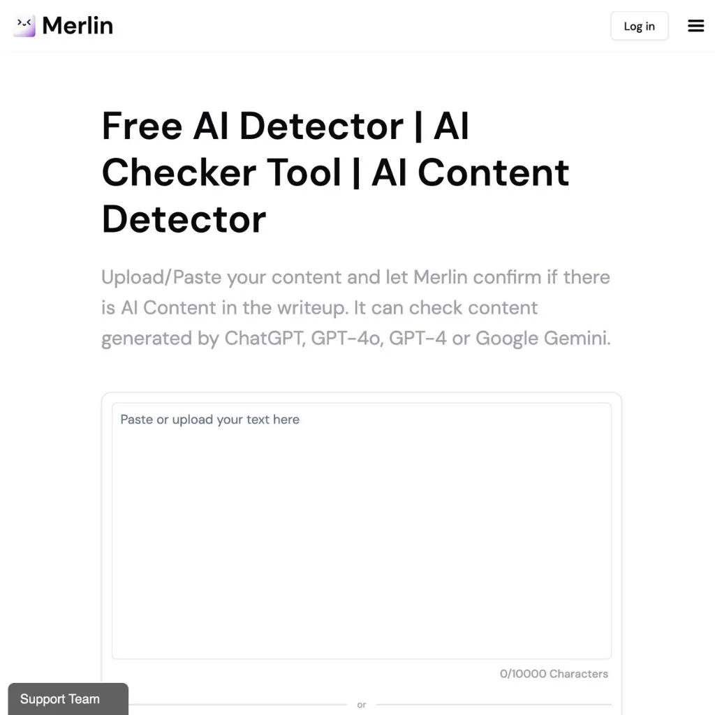 Merlin - AI Detector | DetectorTools.ai
