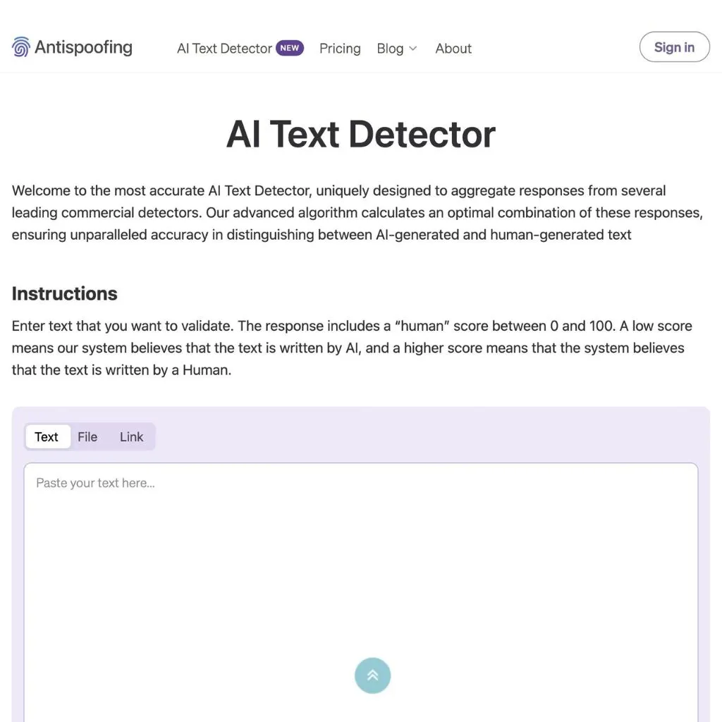 Antispoofing Wiki - AI Detector | DetectorTools.ai